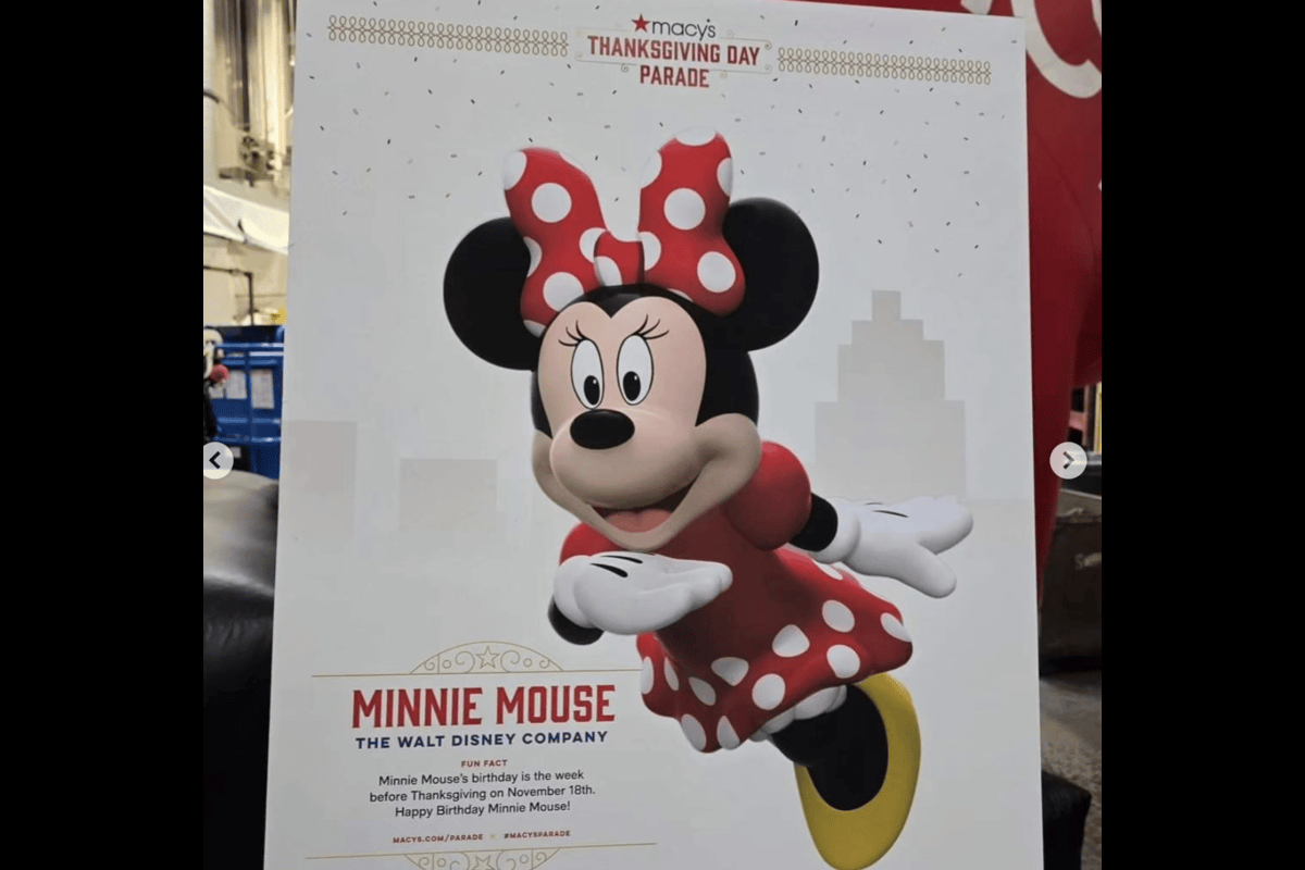 2024 Macy's Thanksgiving Day Parade Welcomes Minnie Mouse Balloon Debut ...